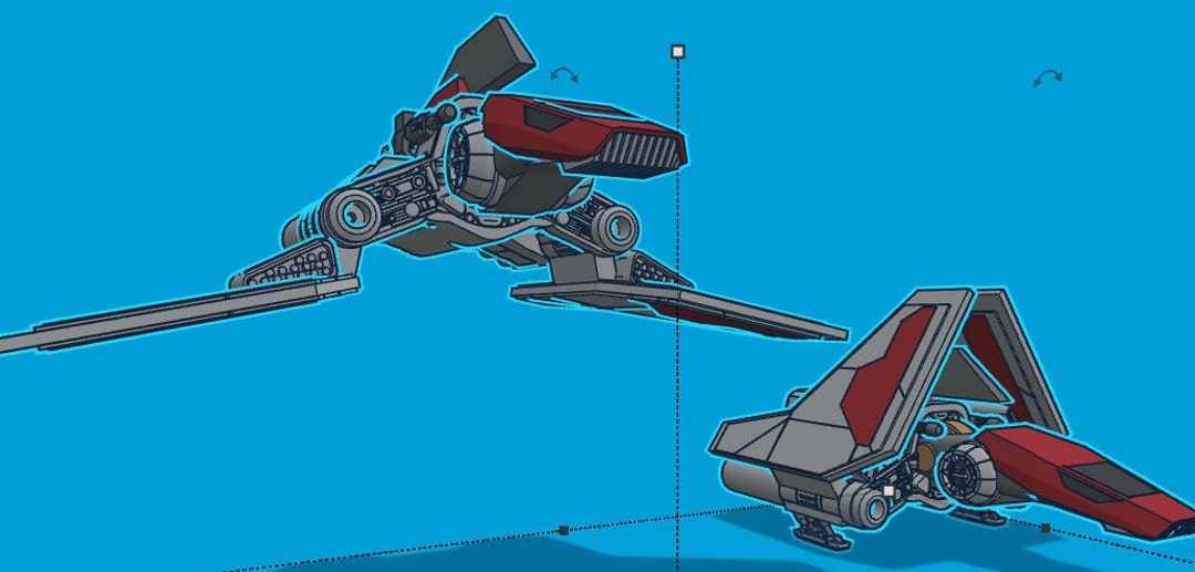 Attack Shuttle "brazen" Re-design. - Etsy