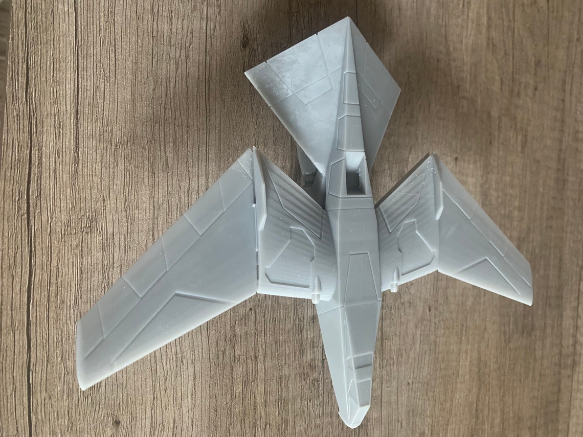 Buck Rogers Warhawk Re-design 7 Inch - Etsy