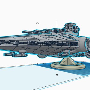 Rathtar Battle Starship - Etsy