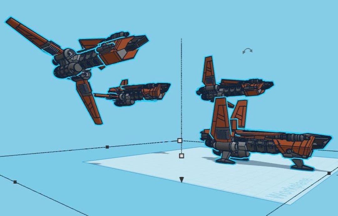 Custom Fennec Shand Ship 4"(not Painted) - Etsy