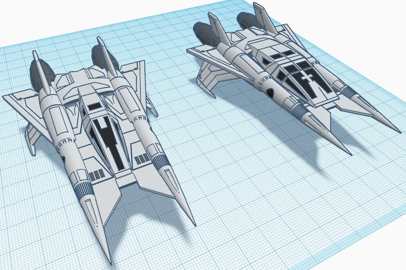 Buck Rogers Custom Starfighter 4.5 Inch - Etsy