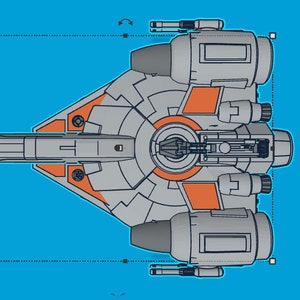 Yv-150 5 Inch X-wing Scale - Etsy