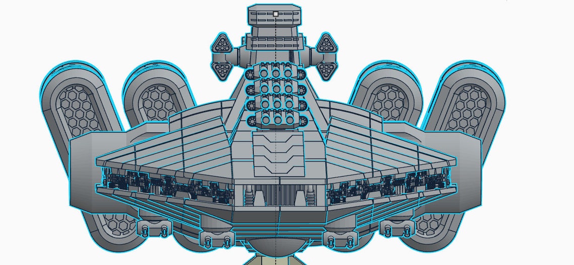 Rathtar Battle Starship - Etsy