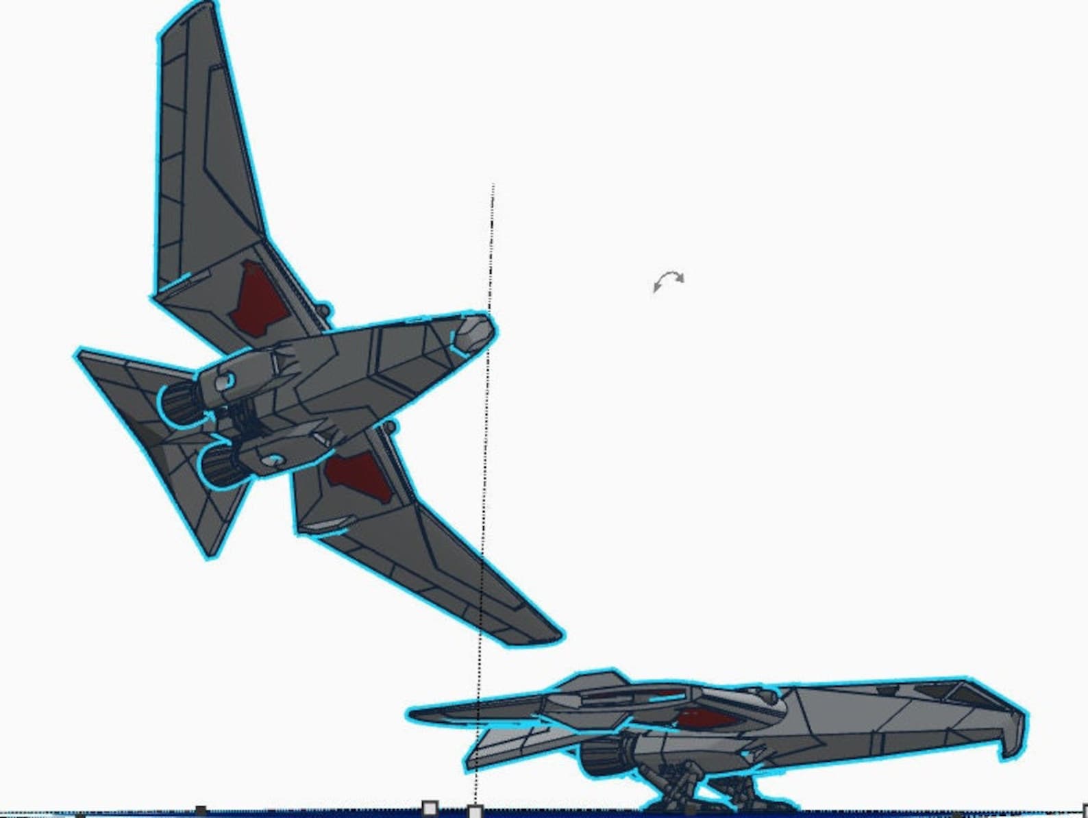 Buck Rogers Warhawk Re-design 7 Inch - Etsy