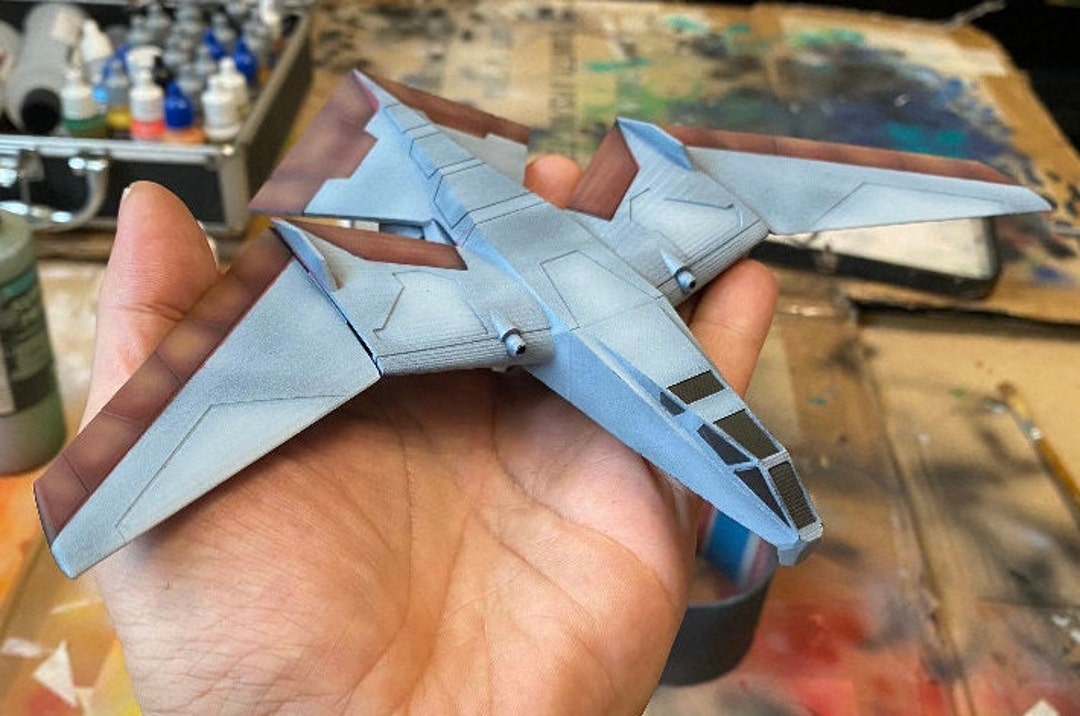 Buck Rogers Warhawk Re-design 7 Inch - Etsy