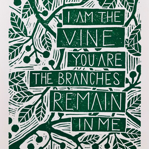 I Am the Vine - Etsy