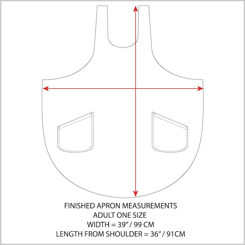 Cross Back Apron With Round Neck PDF Sewing Pattern Womens - Etsy