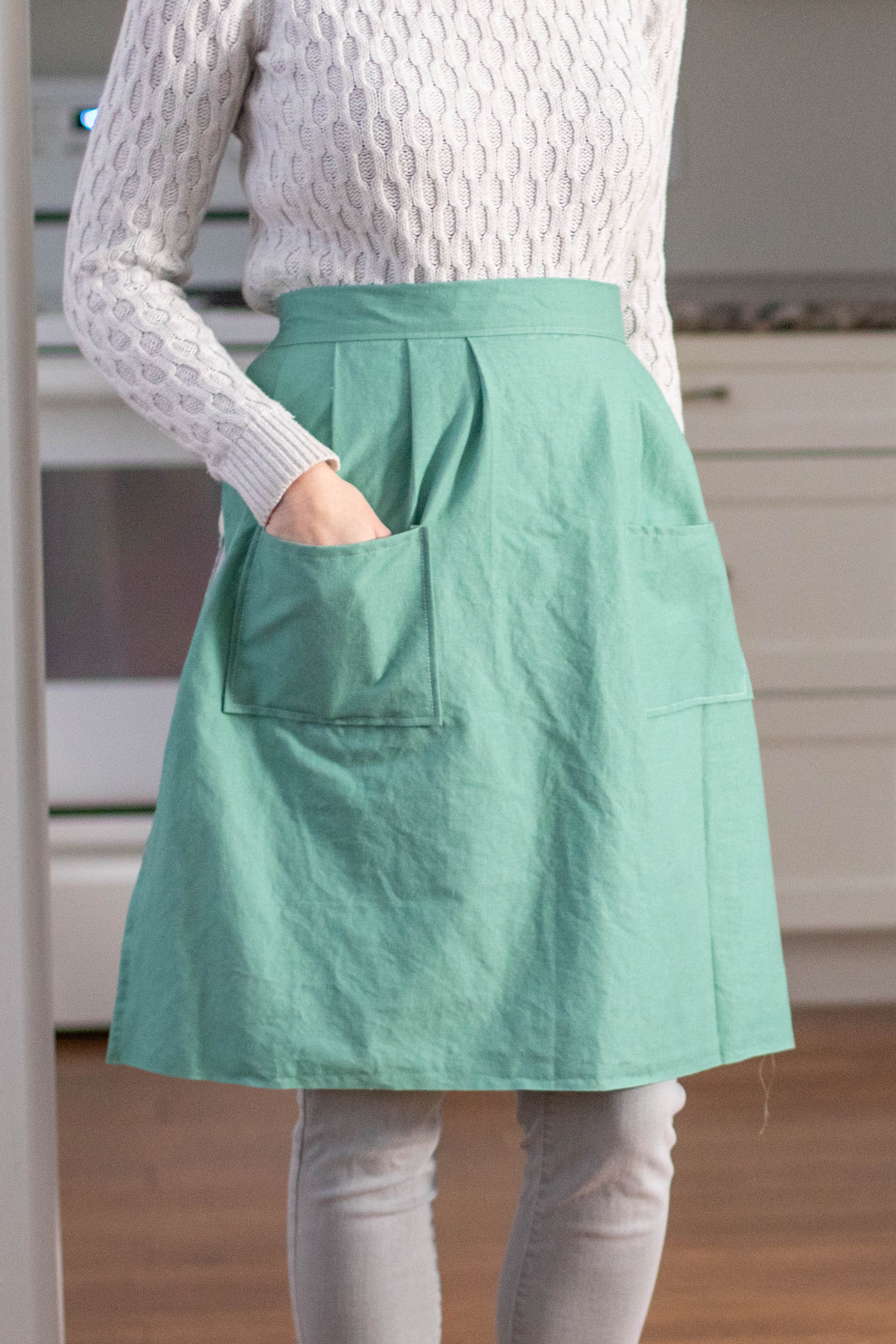 Pleated Half Apron PDF Sewing Pattern Digital Instant | Etsy Canada