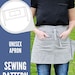 Waist Apron Classic Fit | PDF Sewing Pattern | Digital Instant Download ...