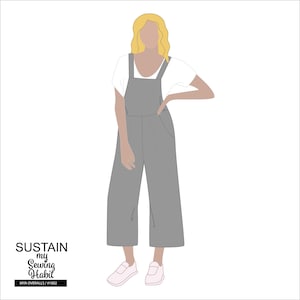 Women's Overalls / PDF Sewing Pattern / Digital Instant Download ...