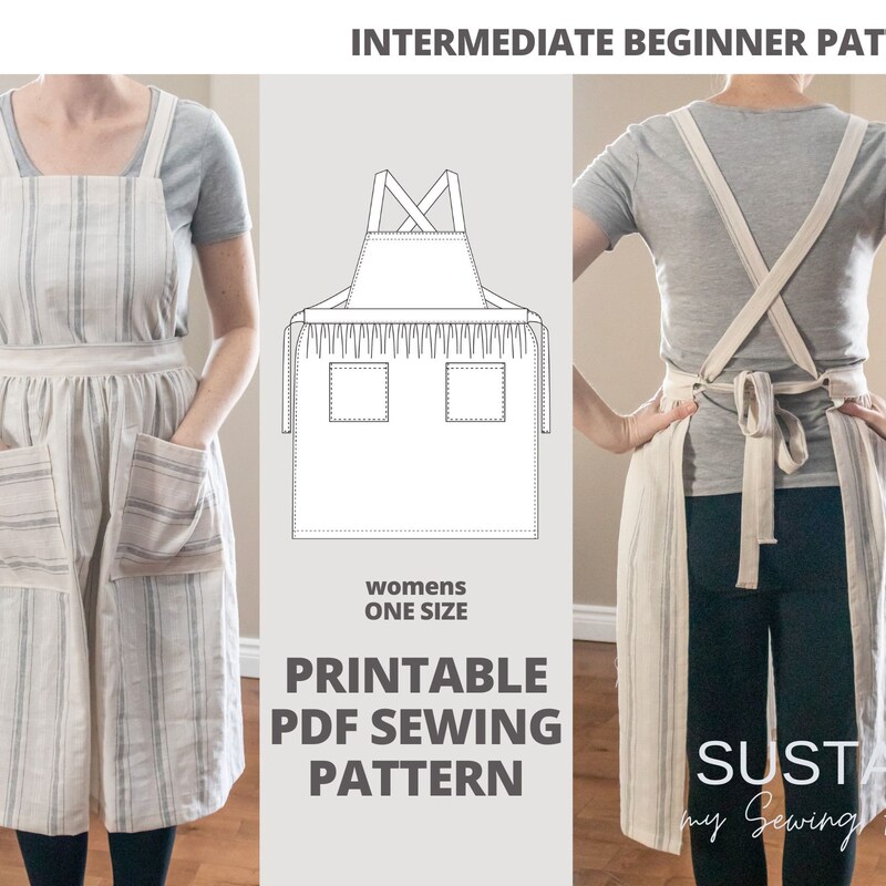 Pinafore Apron - Etsy