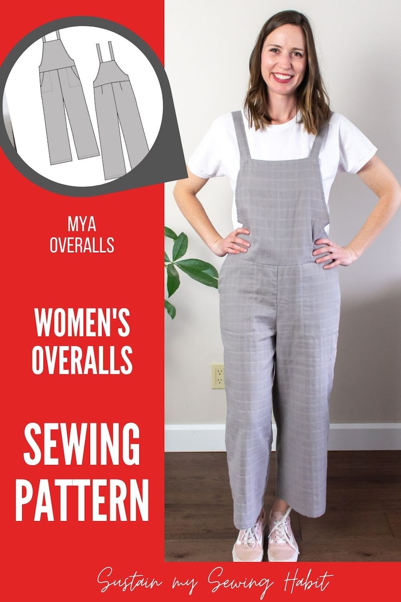 Women's Overalls / PDF Sewing Pattern / Digital Instant - Etsy