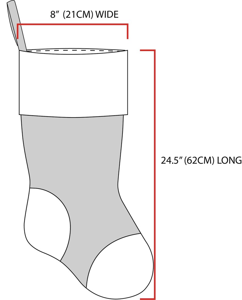 Christmas Stocking PDF Sewing Pattern Holiday Decor for - Etsy Canada