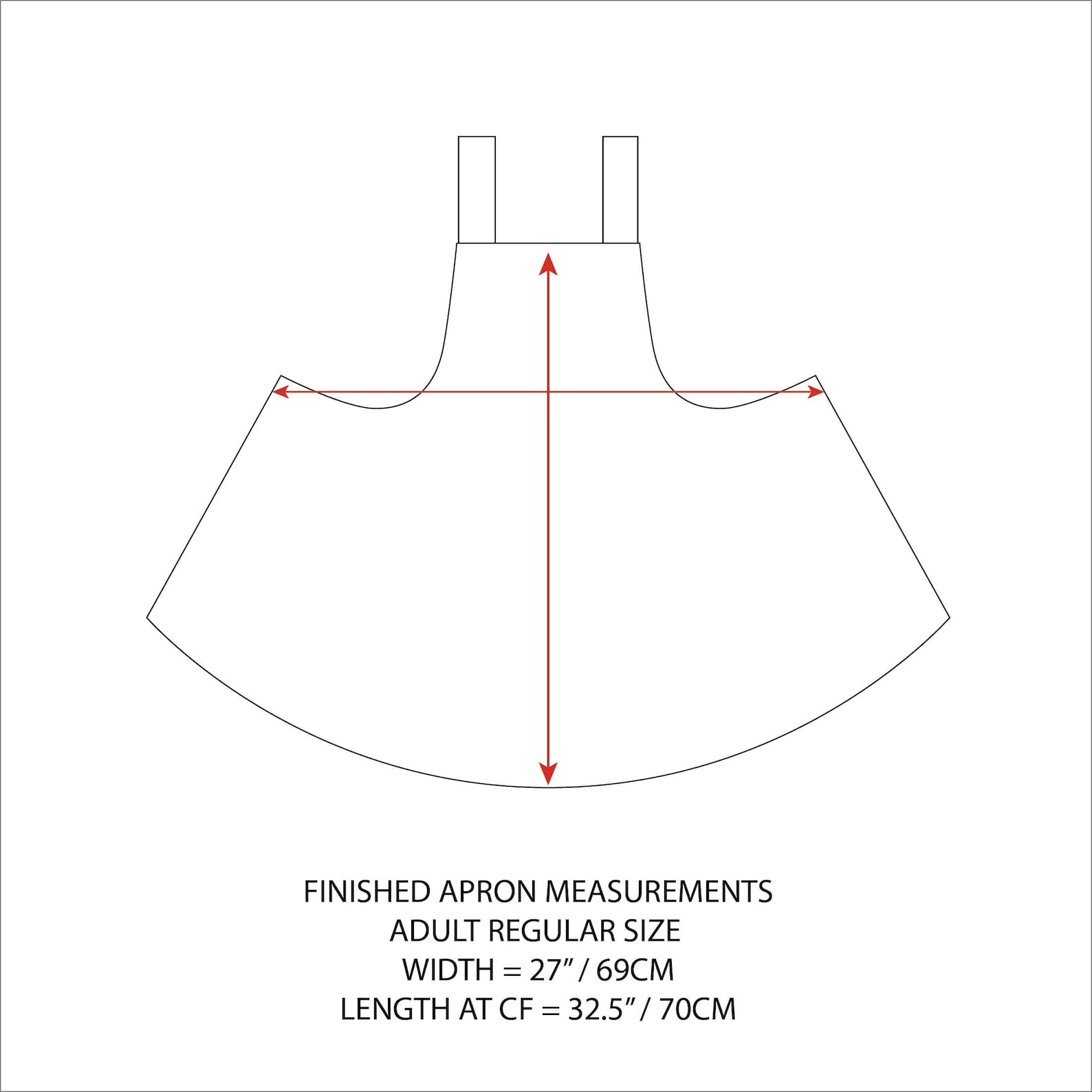 Cross Back Apron Mid-thigh Apron Length PDF Sewing Pattern - Etsy