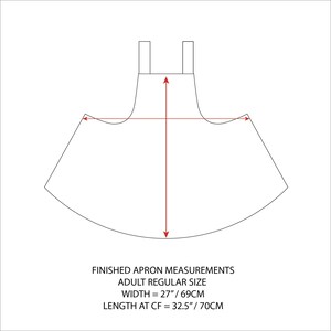 Cross Back Apron | Mid-thigh Apron Length | PDF Sewing Pattern | Womens ...