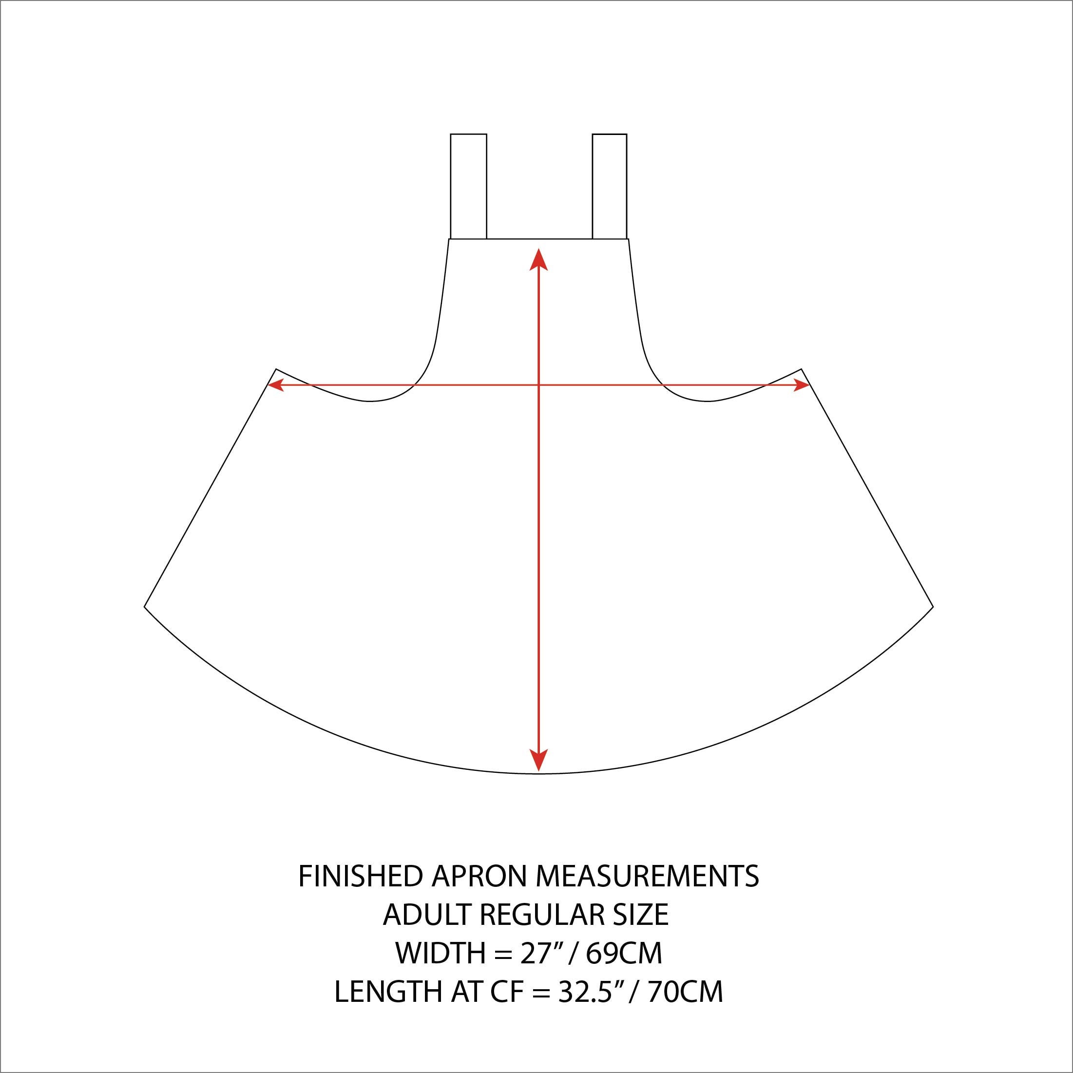 Cross Back Apron Mid-thigh Apron Length PDF Sewing Pattern - Etsy