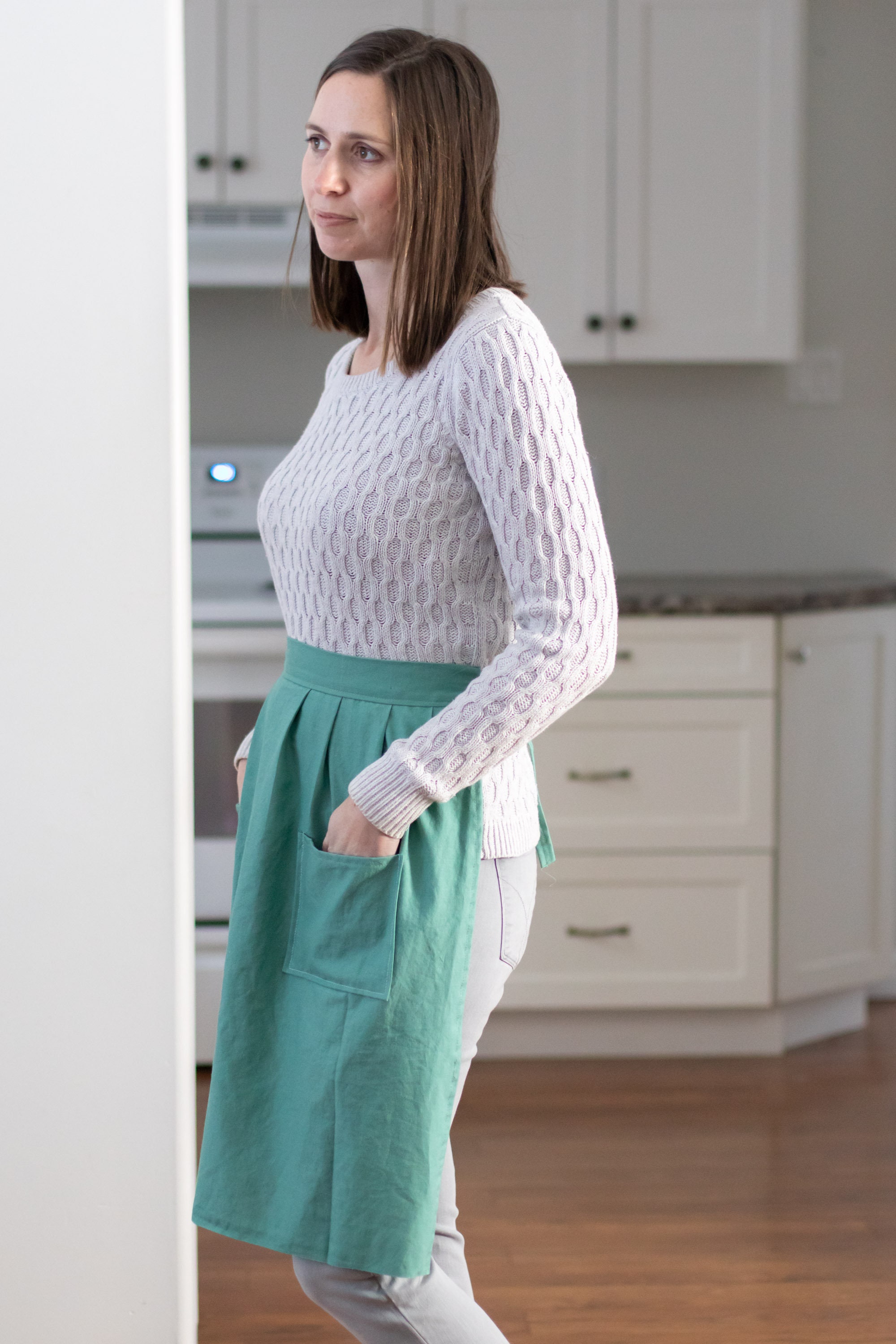 Pleated Half Apron PDF Sewing Pattern Digital Instant | Etsy Canada