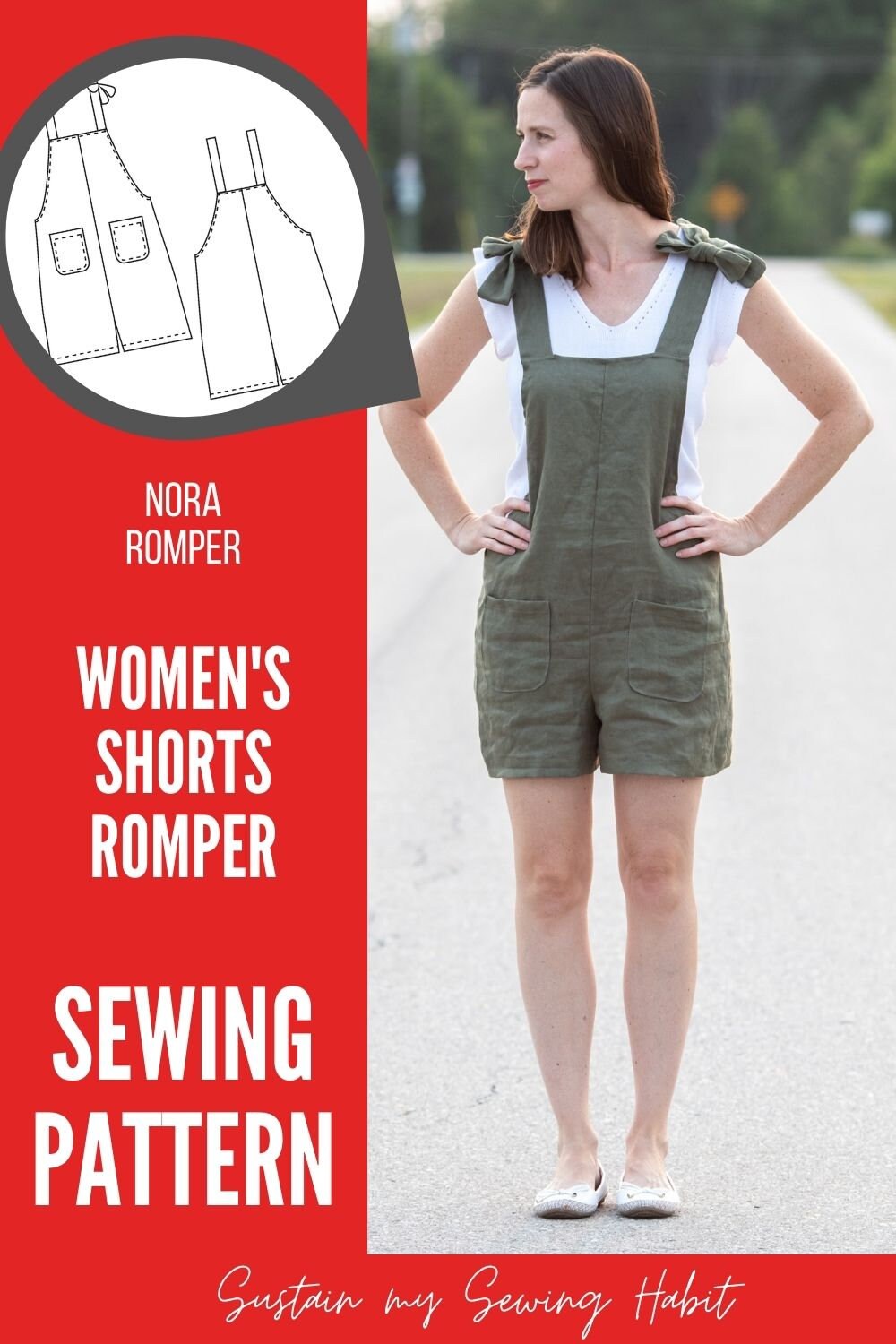 Women's Shorts Romper / PDF Sewing Pattern / Digital - Etsy