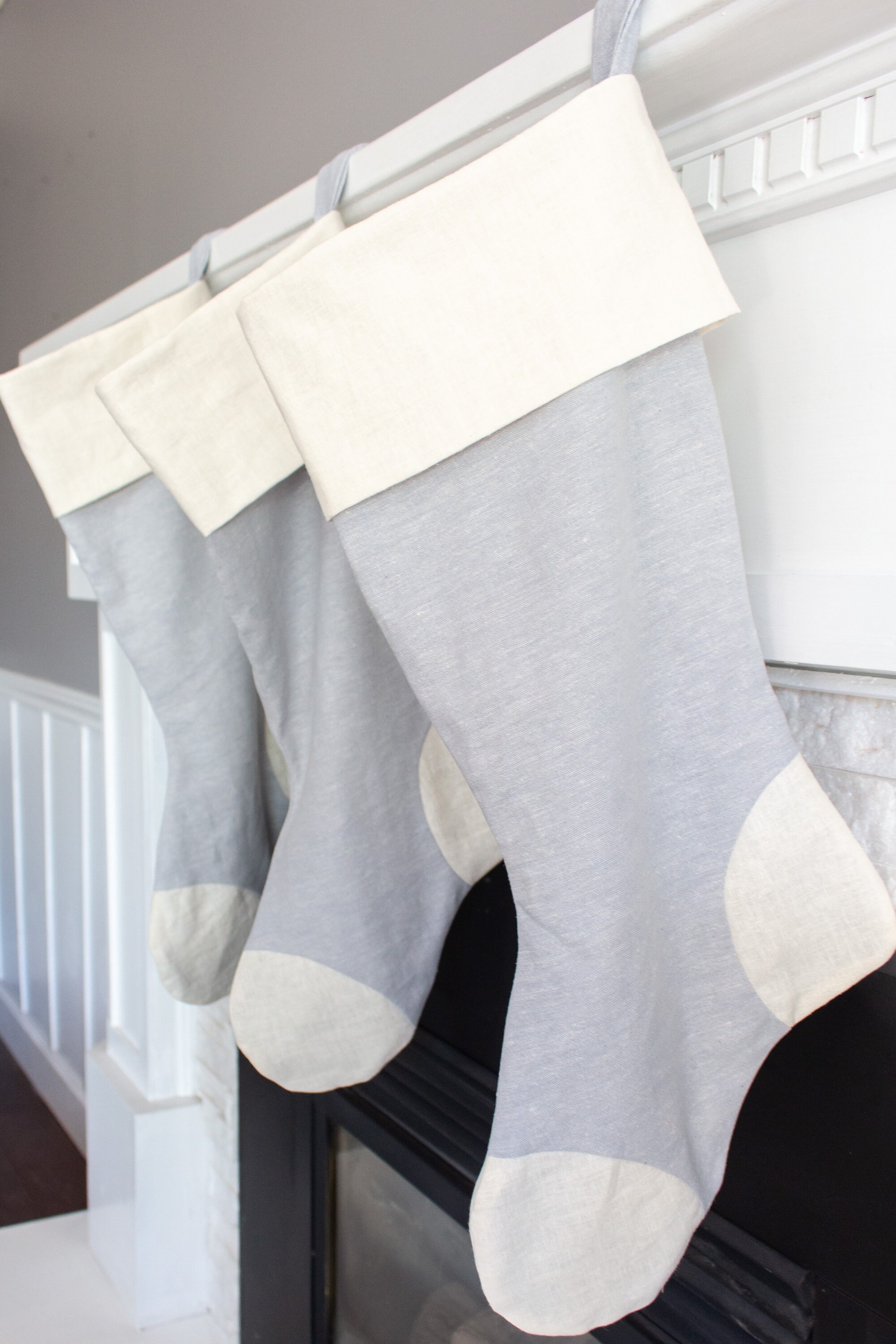 Christmas Stocking | PDF Sewing Pattern | Holiday Decor for Fireplace ...