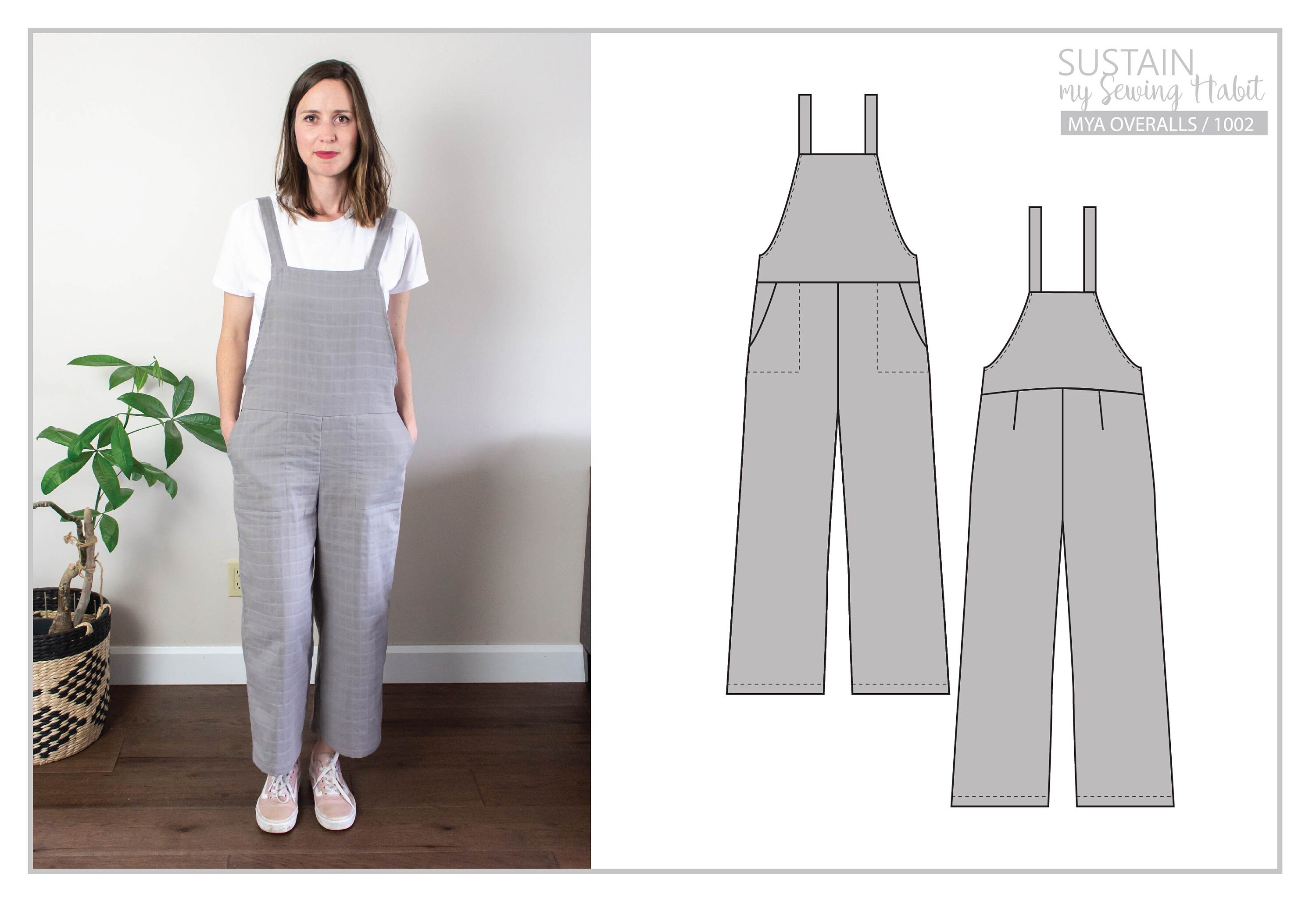 Women's Overalls / PDF Sewing Pattern / Digital Instant | Etsy