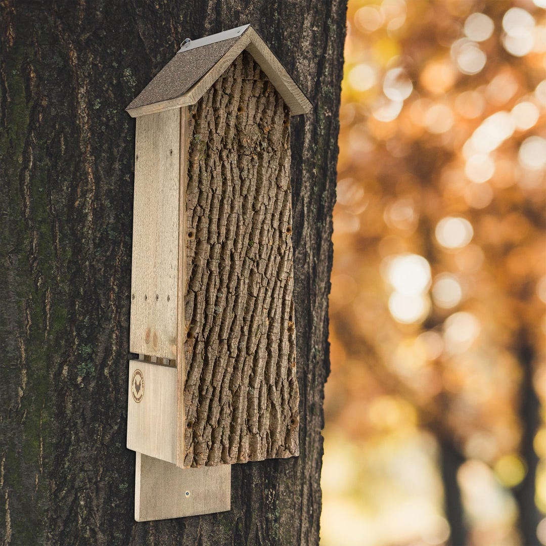 Handmade Chamber Bat Rocket Box, Rustic Backyard Bat Shelter ...