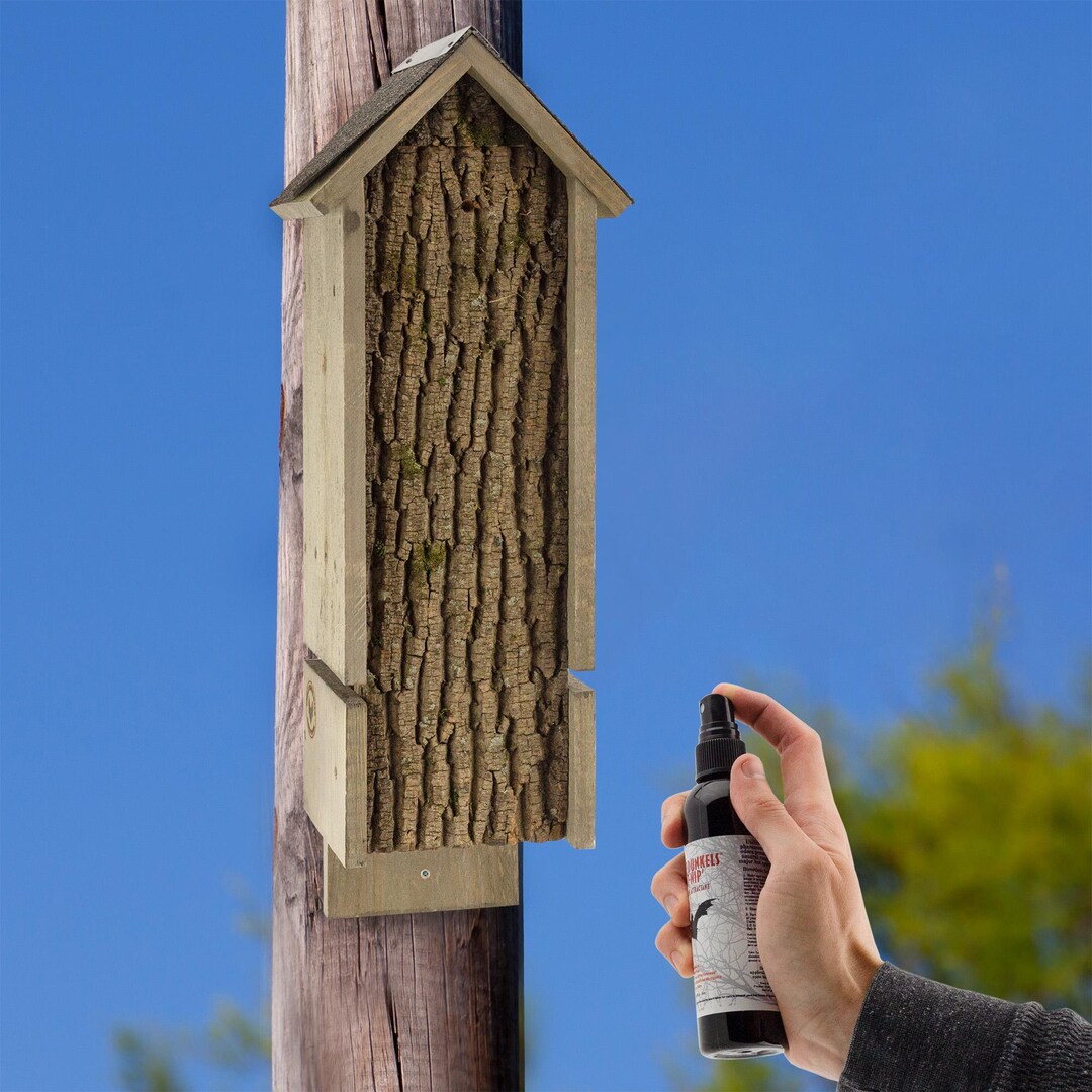 Handmade Triple Chamber Bat Rocket Box With Bat Attractant, Rustic ...