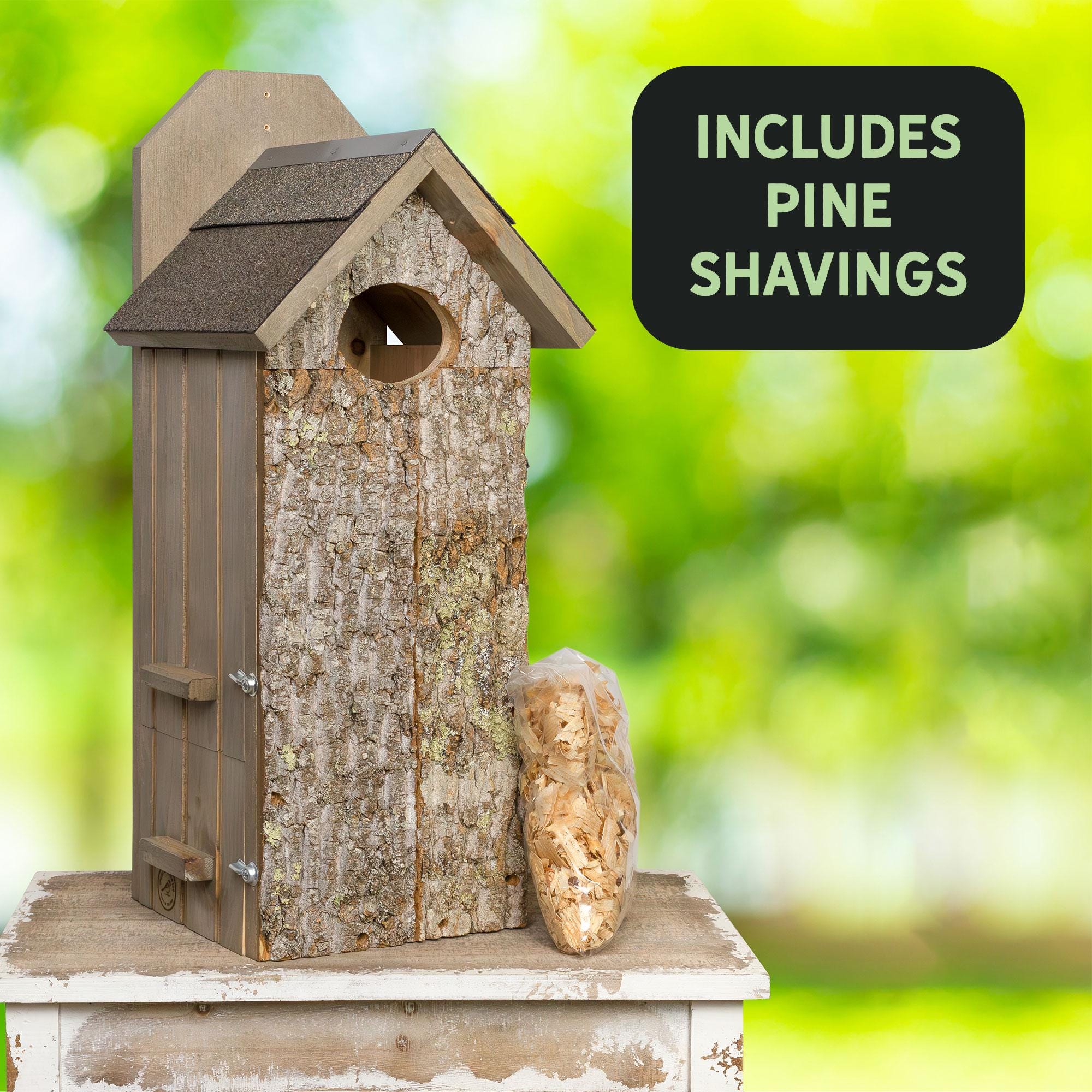 Handmade Wooden Duck House, Rustic Duck Nesting Box, Hanging Wild Duck ...