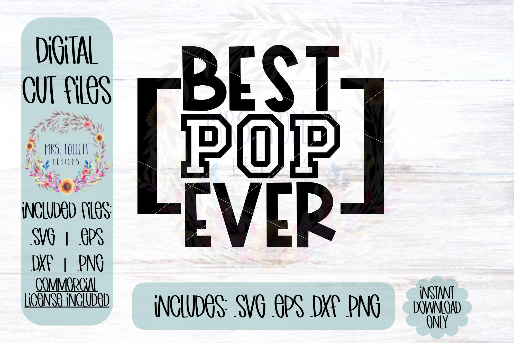 Kits Craft Supplies & Tools Papercraft Silhouette Pop-Pop svg Grunge ...