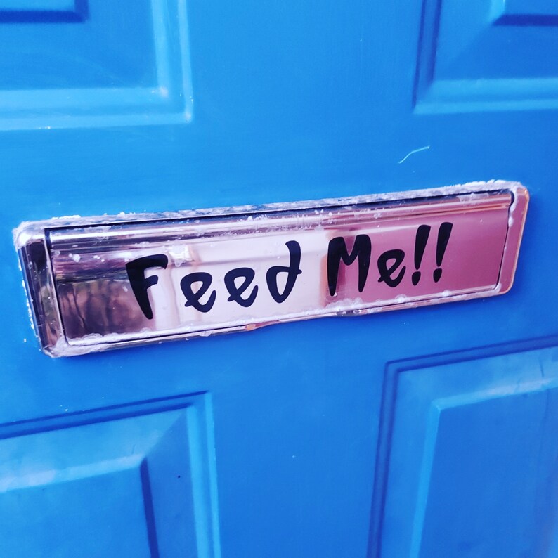 Letterbox Sticker, Letterbox Decal, Letterbox Label, Vinyl Label ...