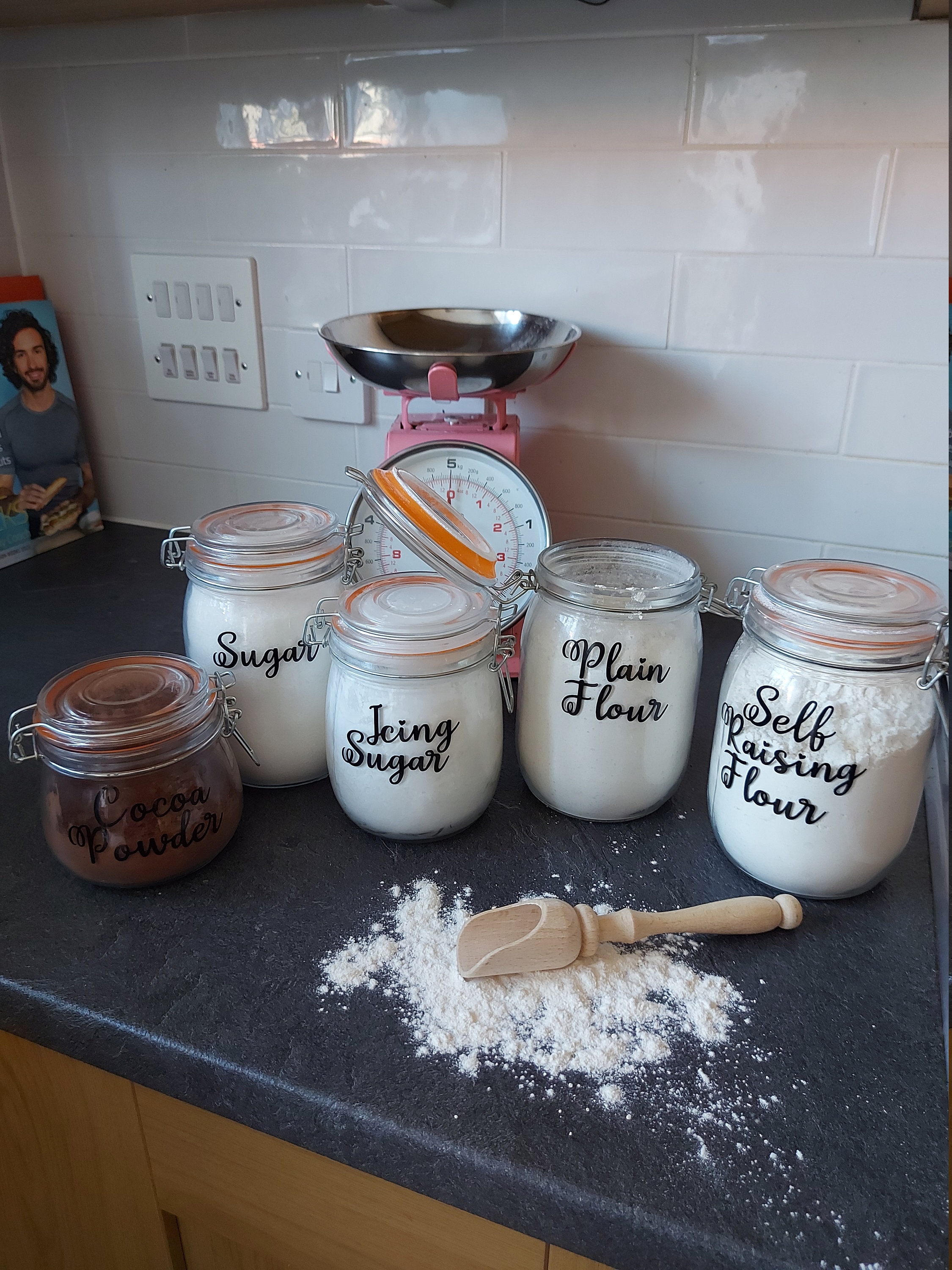 Baking Ingredient Stickers, Baking Ingredient Labels, Baking Stickers ...