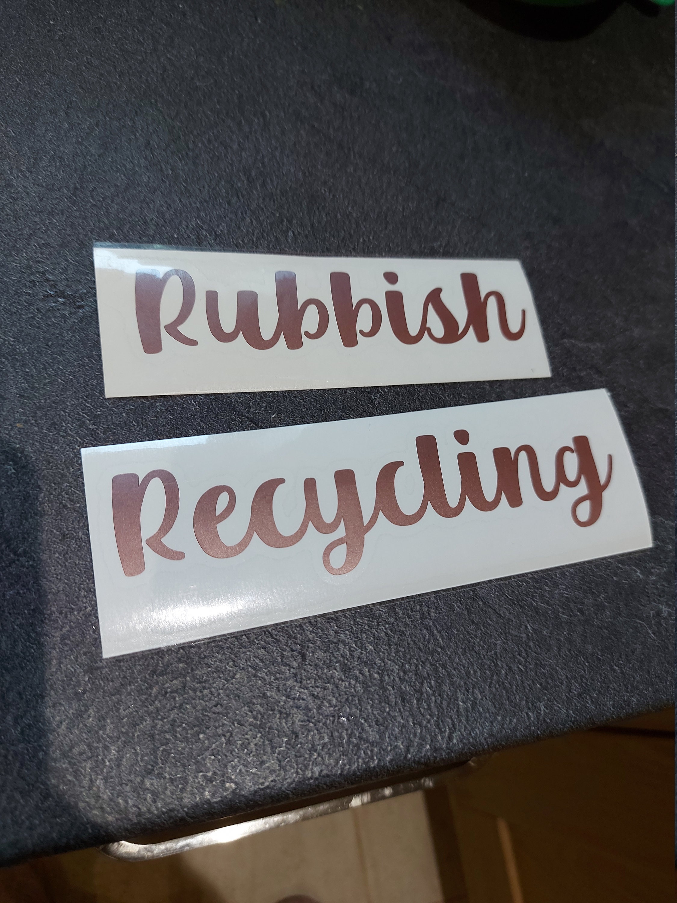 Bin Labels, Kitchen Waste Labels, Kitchen Waste Stickers, Rubbish and ...