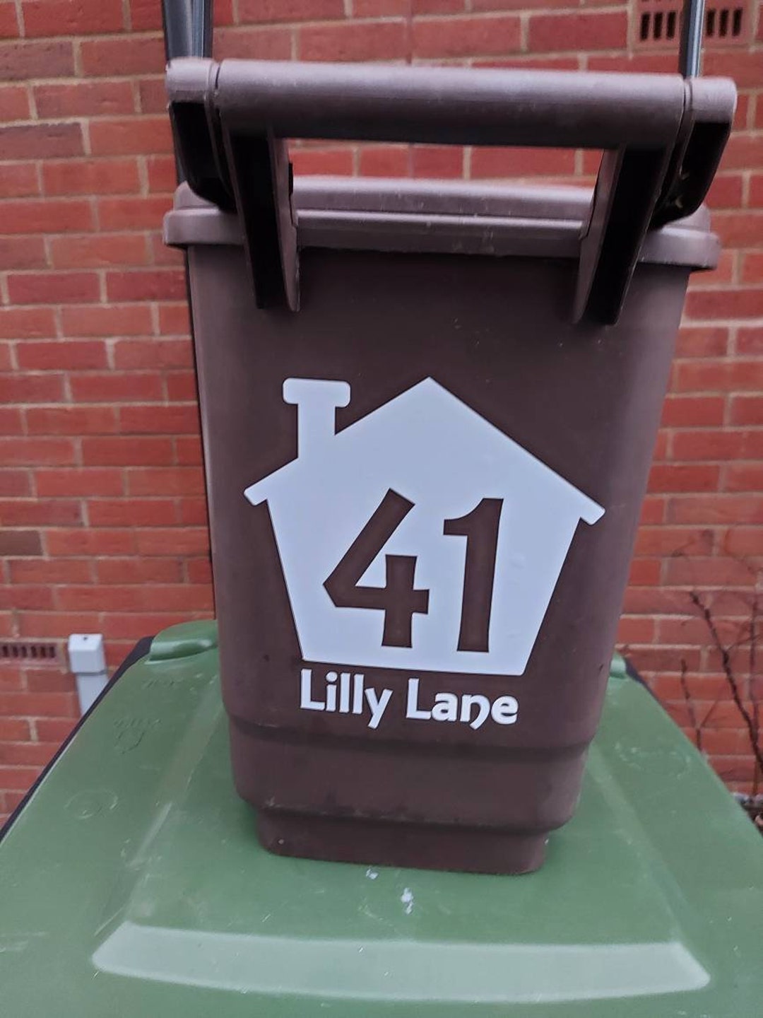 Custom Wheelie Bin Sticker, Wheelie Bin Sticker, Wheelie Bin Label ...