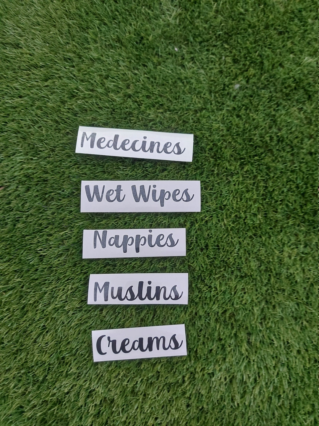 Nursery Drawer Vinyl Labels: Baby Essentials Organization - Etsy