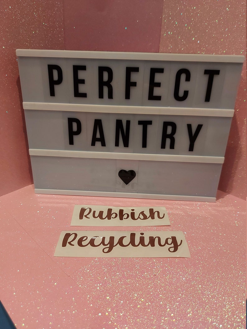 Vinyl Rubbish and Recycling Bin Labels: Kitchen Waste Stickers - Etsy