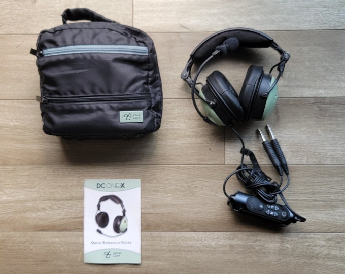 David Clark DC One-x Pilot Headphones - Etsy