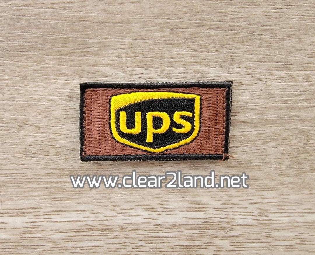 UPS Flight Suit Pencil Tab Patch (2 Inch by 1 Inch With Velcro Back) - Etsy