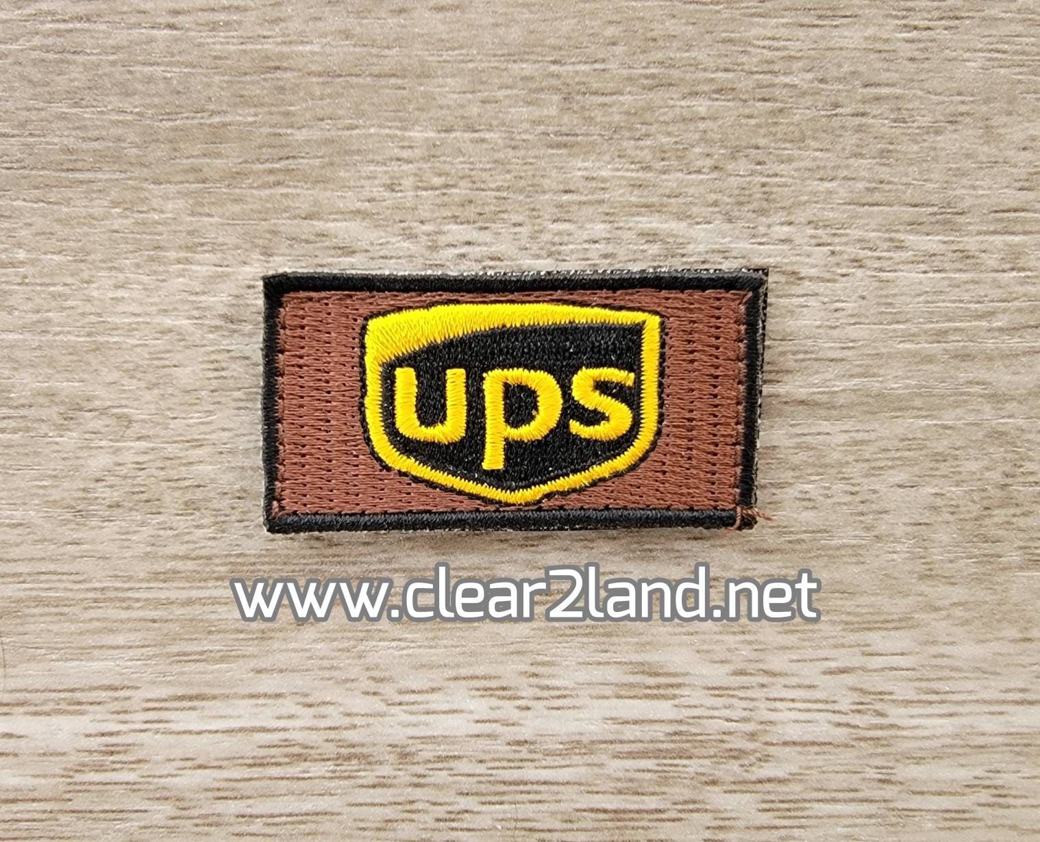 UPS Flight Suit Pencil Tab Patch (2 Inch by 1 Inch With Velcro Back) - Etsy