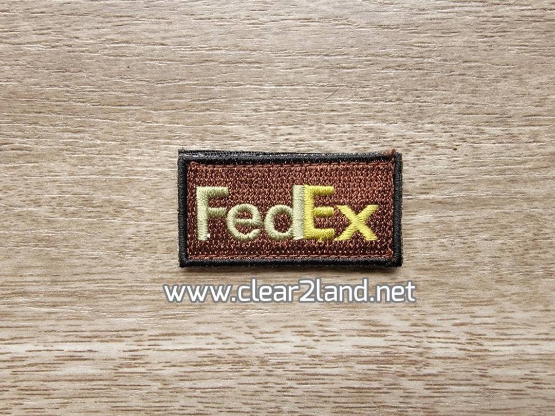 Fedex Flight Suit Pencil Tab Patch (2 Inch by 1 Inch With Velcro Back ...