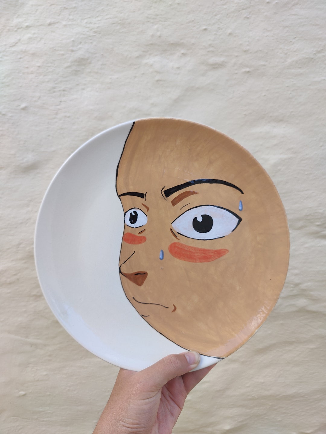 Hand Painted Avatar: the Last Airbender Plate cactus - Etsy
