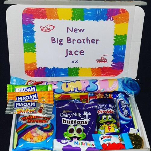 Big Brother Gift Box Big Sister Gift Box New Baby Sibling | Etsy UK