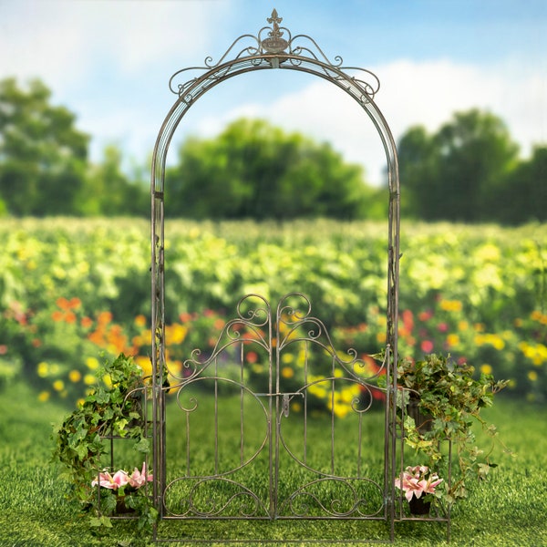 Rustic Garden Gate - Etsy