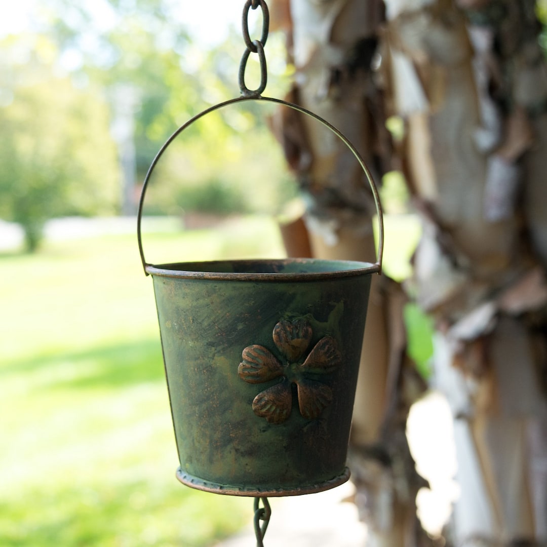 78 Long Bucket Rain Chain - Etsy