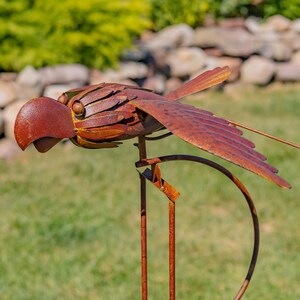 Flying Bird Iron Rusty Rocking Stakes in 6 Assorted Styles - Etsy