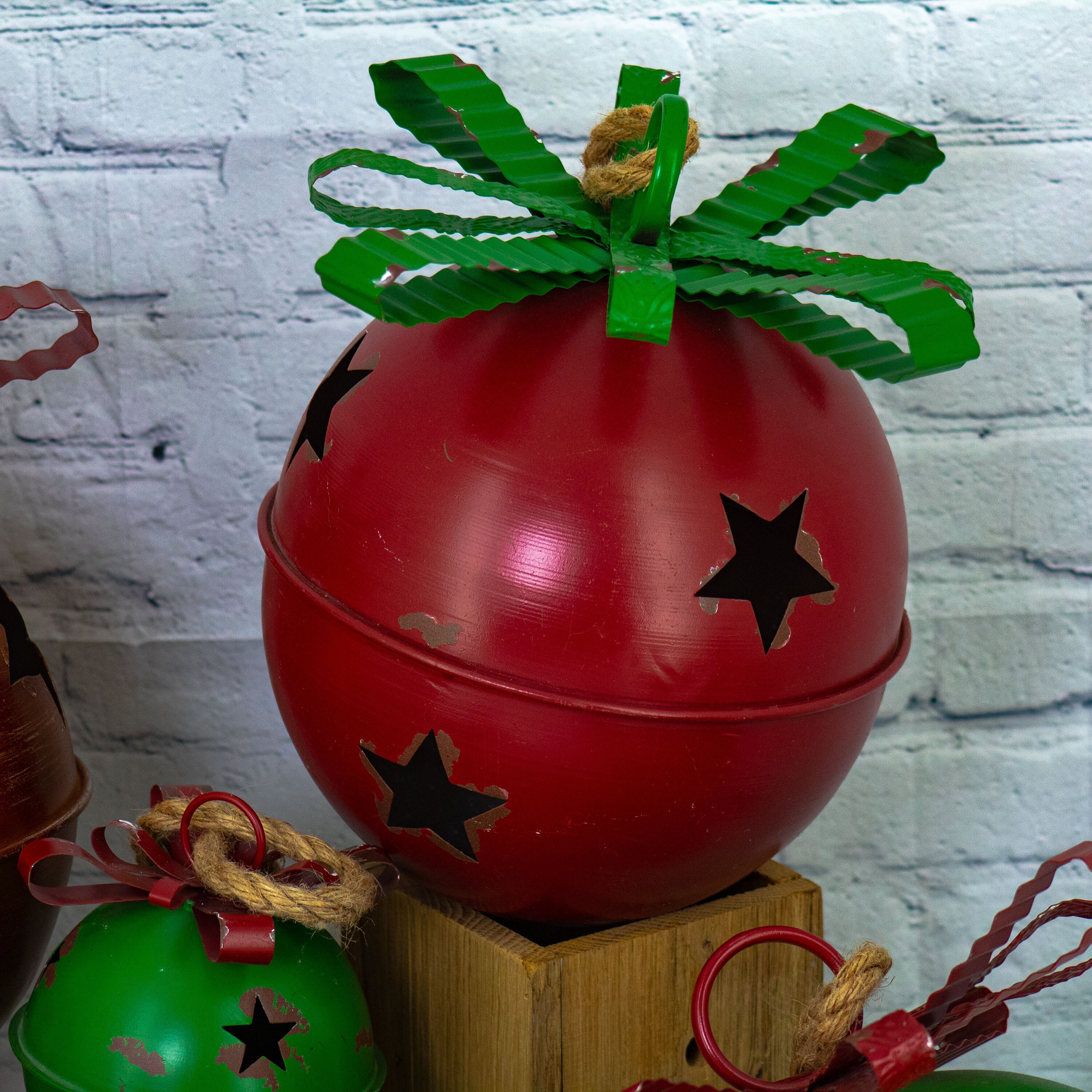 Set of 9 Assorted Large Colorful Christmas Bells - Etsy