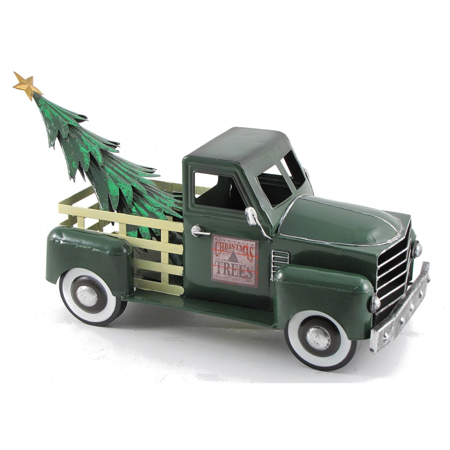 Small Truck With Christmas Tree in 2 Color Options - Etsy