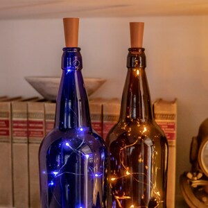 3.3 Foot Long Bottle Cork LED String Lights- Quantity Options - Etsy