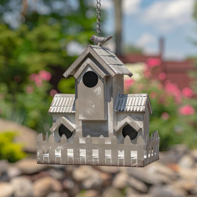 Hanging Galvanized Birdhouses- 6 Styles Available - Etsy
