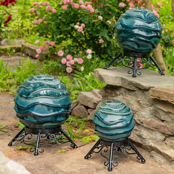 Ceramic Garden Globe - Etsy