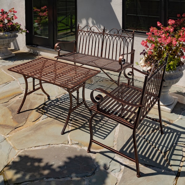 Wrought Iron Patio Furniture - Etsy