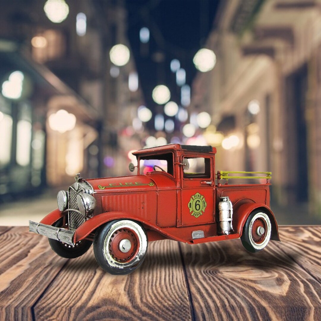 Vintage Style Firetrucks- 2 Styles Available - Etsy